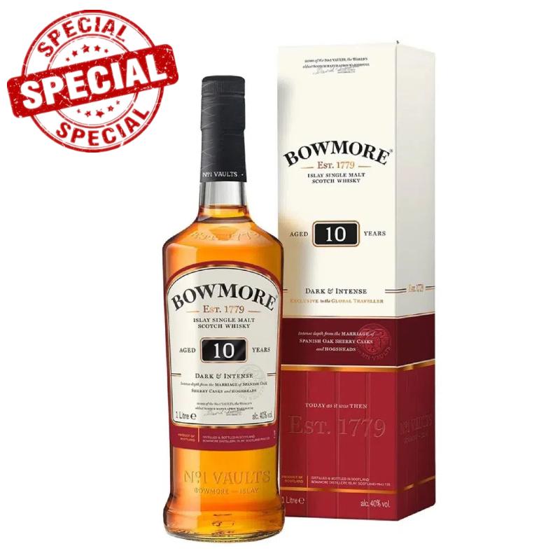 Bowmore 10yo 1L 12PK - Full Case Deal